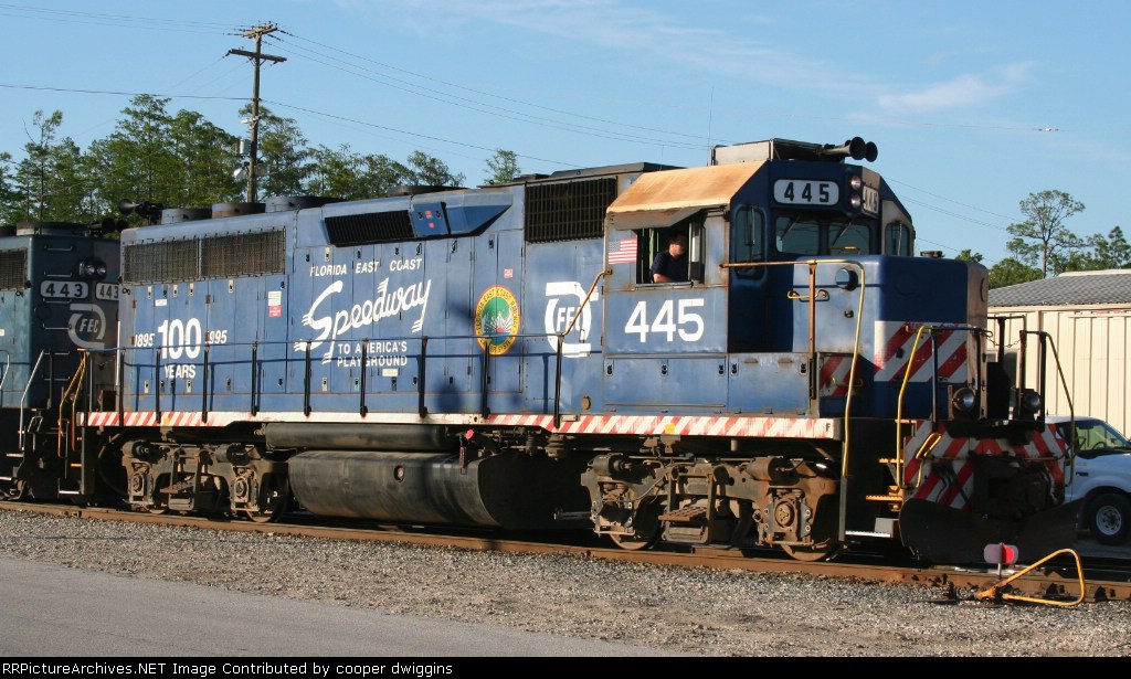 445, the last Speedway unit celebrating 100 years of the FEC